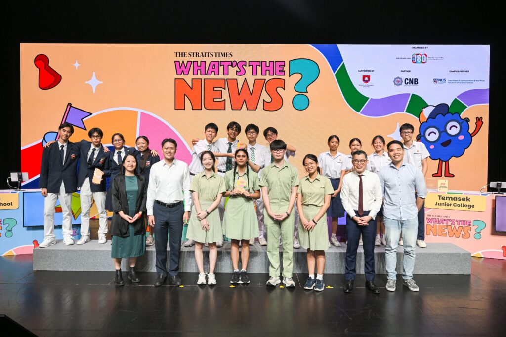 Temasek Junior College crowned champion at What’s The News? Quiz ...